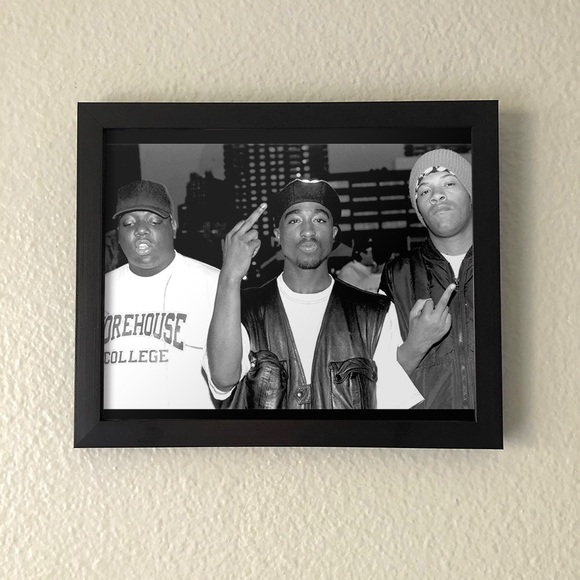 Hand Crafted | Wall Decor | Tupac Notorious Big And Redman Wall Art ...